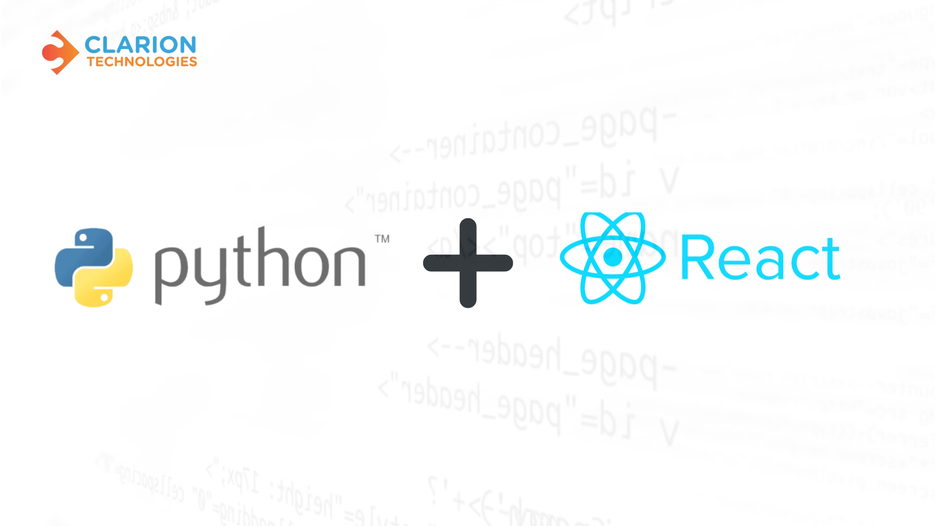 Python And React For The Development Of Enterprise Web Apps